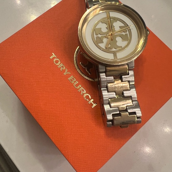Tory Burch | Accessories | Two Tone Stainless Steel Tory Burch Watch ...